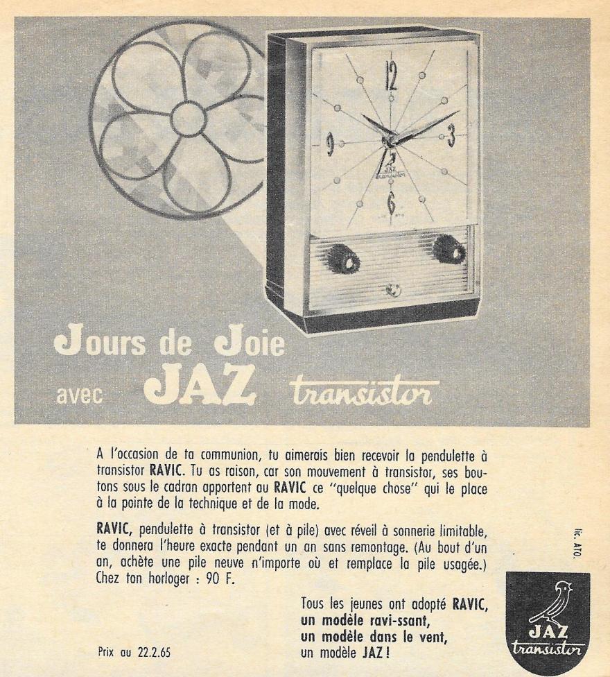 RAVIC / EIFFEL 1964 à 1968 – JAZ Le Bon Temps