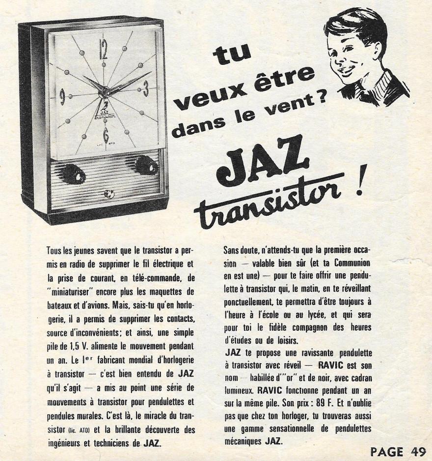 RAVIC / EIFFEL 1964 à 1968 – JAZ Le Bon Temps